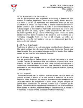 Industria mermelada de nopal. | DOCX