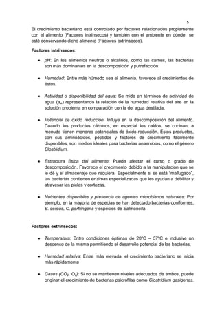 Bacterias contaminantes en los procesos industriales | PDF