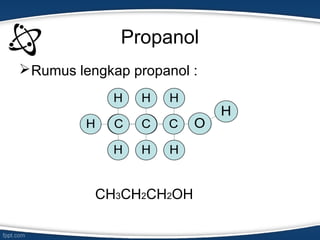 Industri berbasis propanol - pRO | PPT