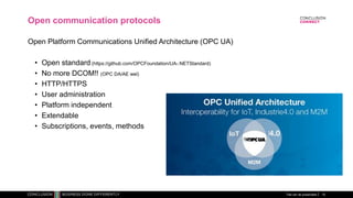 Industry and IOT Overview of protocols and best practices Conclusion ...