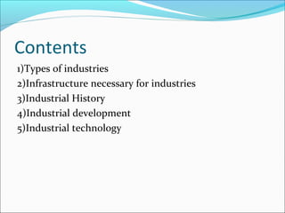 Industries | PPT