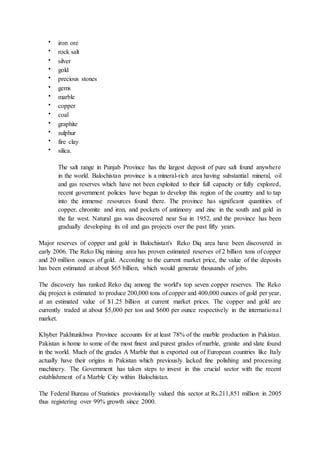 Industries of pakistan | DOCX