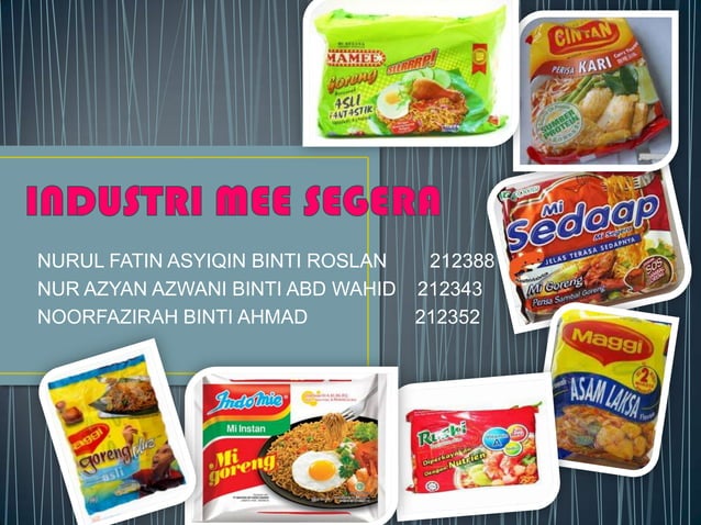 Industri mee segera new | PPT