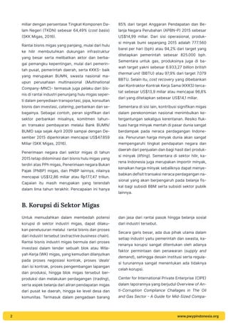 Industri migas dan tantangan pencegahan celah korupsi di indonesia | PDF