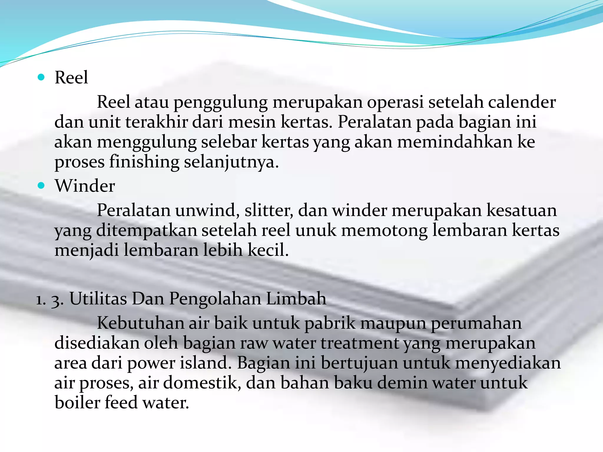 Industri pulp dan kertas dari kayu | PPTX