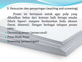 Industri pulp dan kertas dari kayu | PPTX
