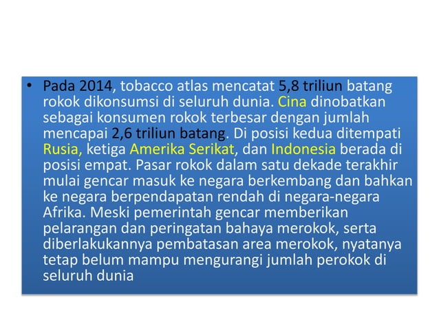Industri rokok ppt | PPTX
