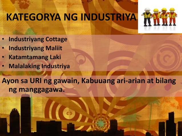 Industriya at Pangangalakal. | PPTX
