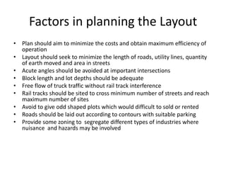 Planning of industrial estate | PDF