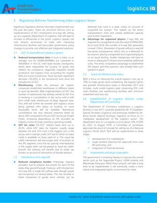Transforming the logistic industry in India - Addverb Technologies | PDF