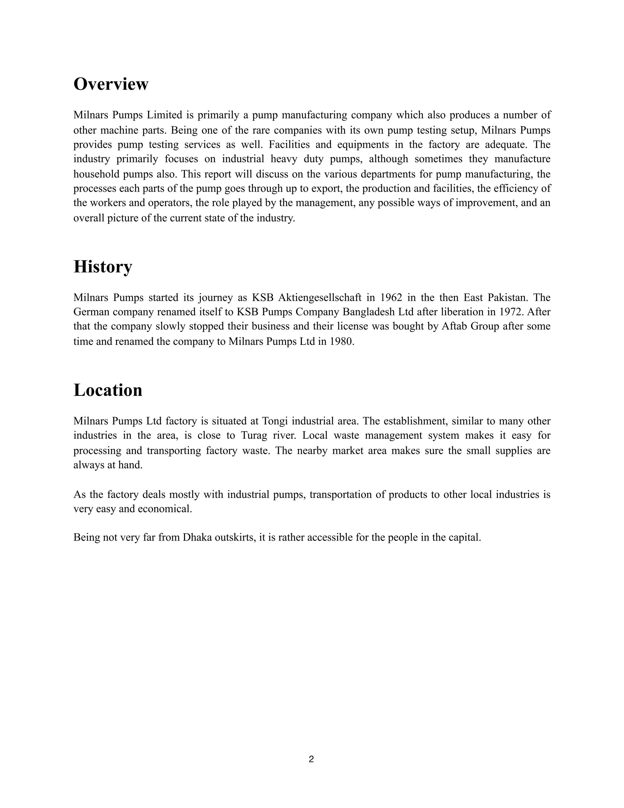 Full Industrial Report Milnars Pump Ltd. | PDF