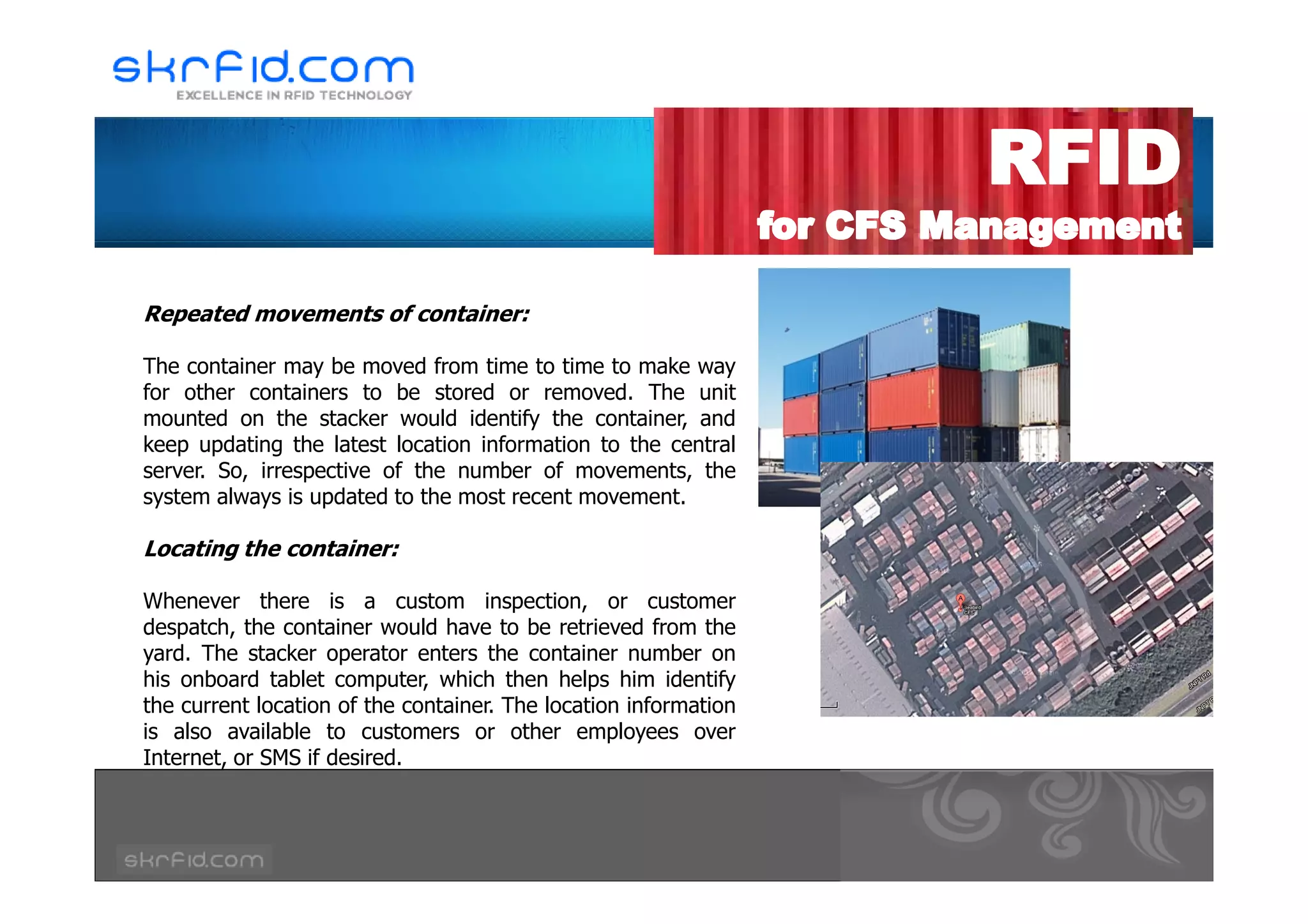 Industry rfid in container yards | PDF