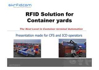 Industry rfid in container yards | PDF