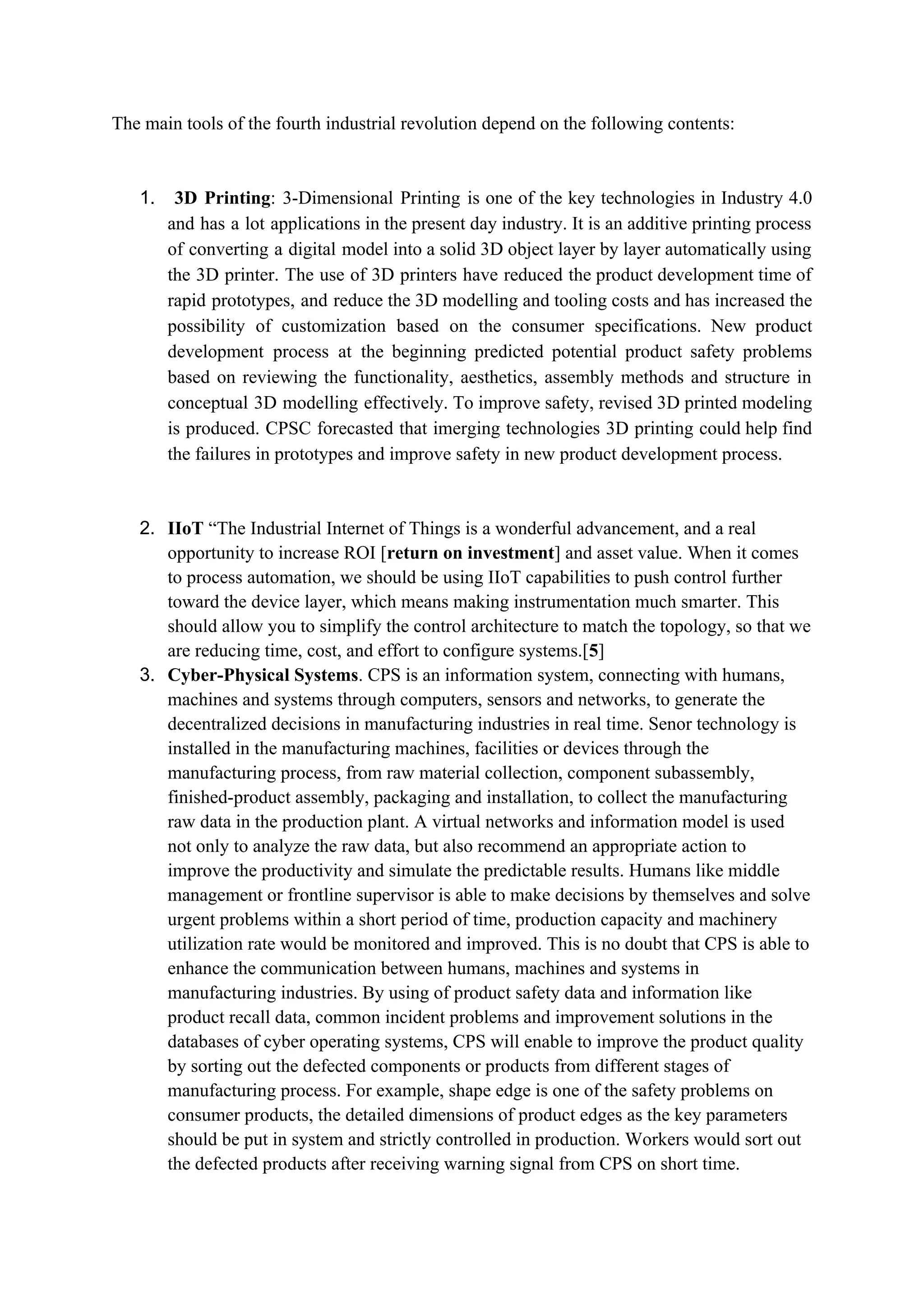 The Tools of Industry 4.0 | PDF