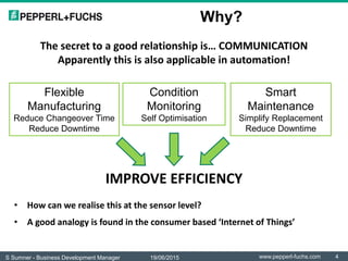 Industry 4.0 at the Sensor Level - Simon Sumner | PDF