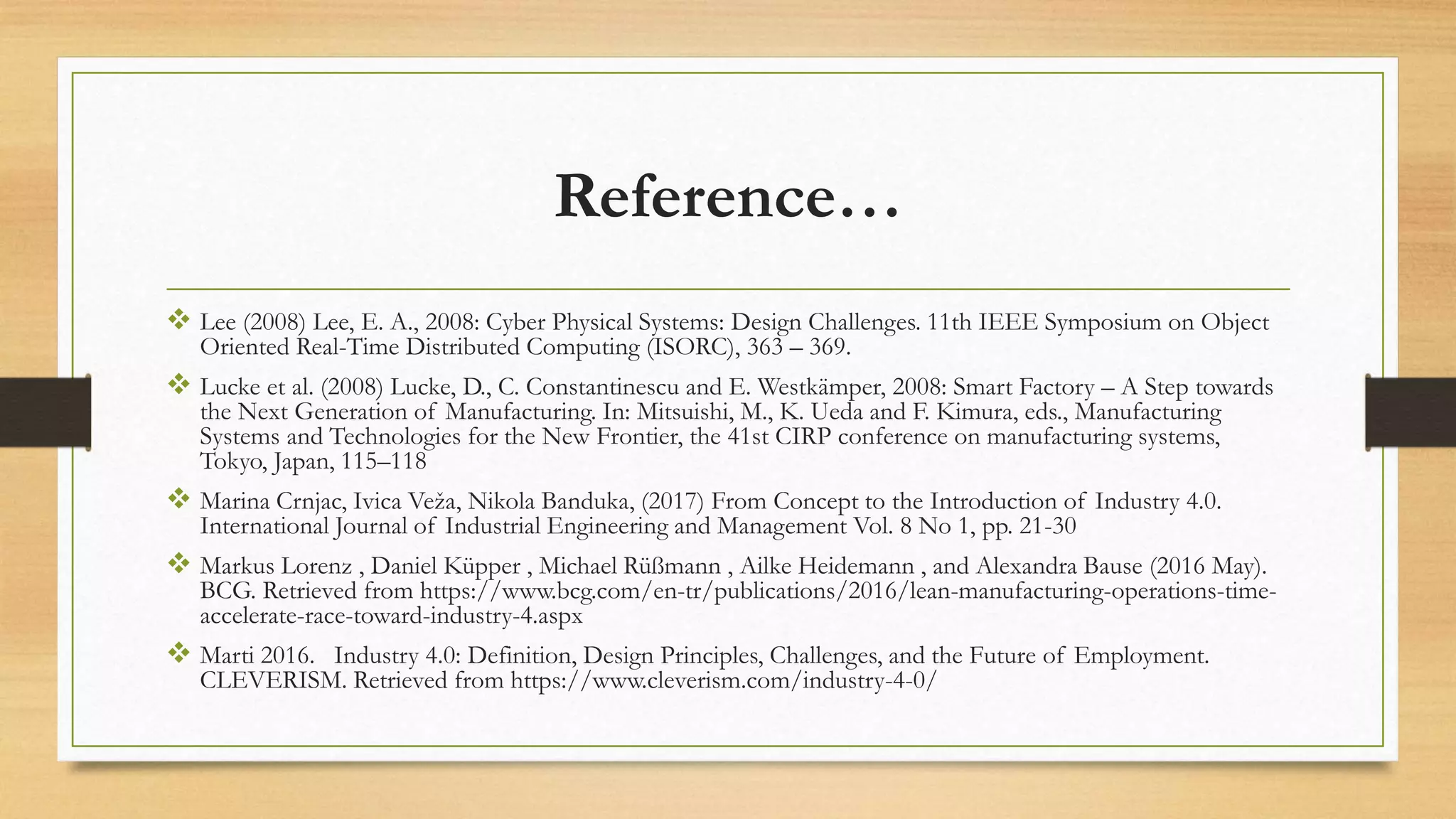 Industry 4 presentation | PPTX