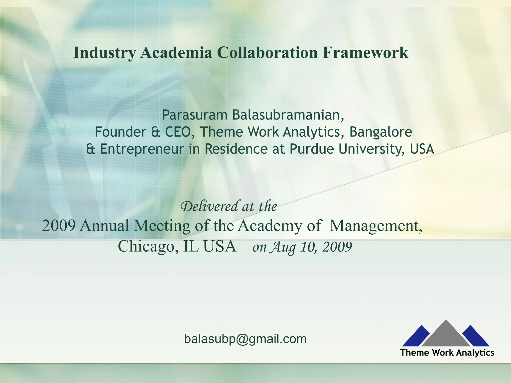 Industry academia collaboration | PDF