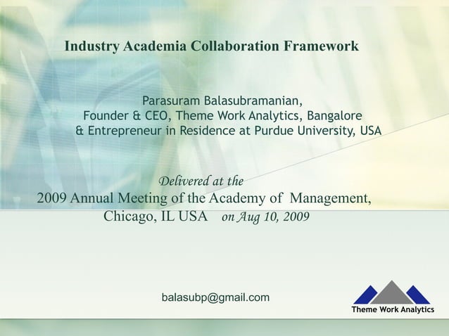 Industry academia collaboration | PDF