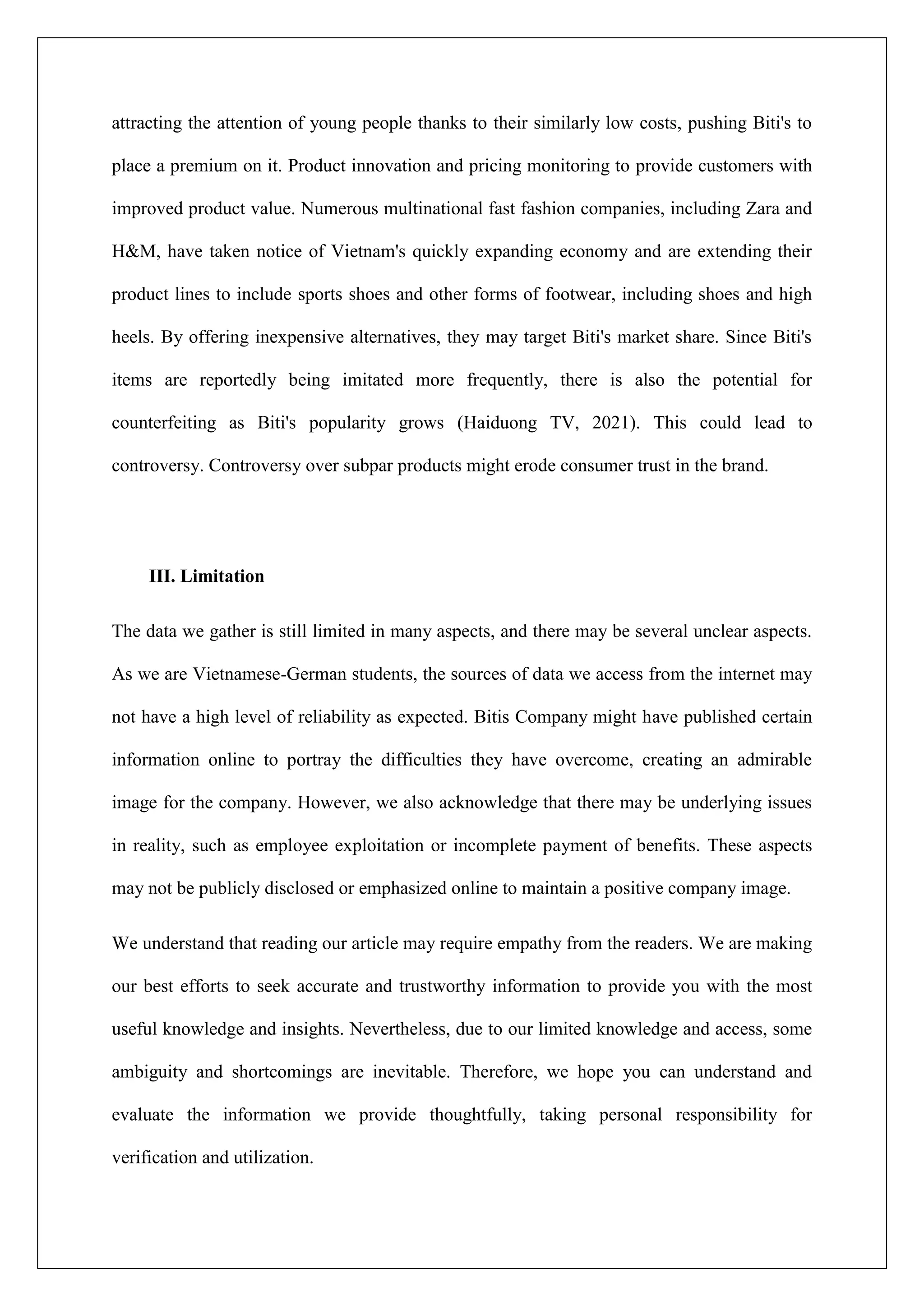 Unveiling Biti's: Where Fashion and Innovation Converge | DOCX