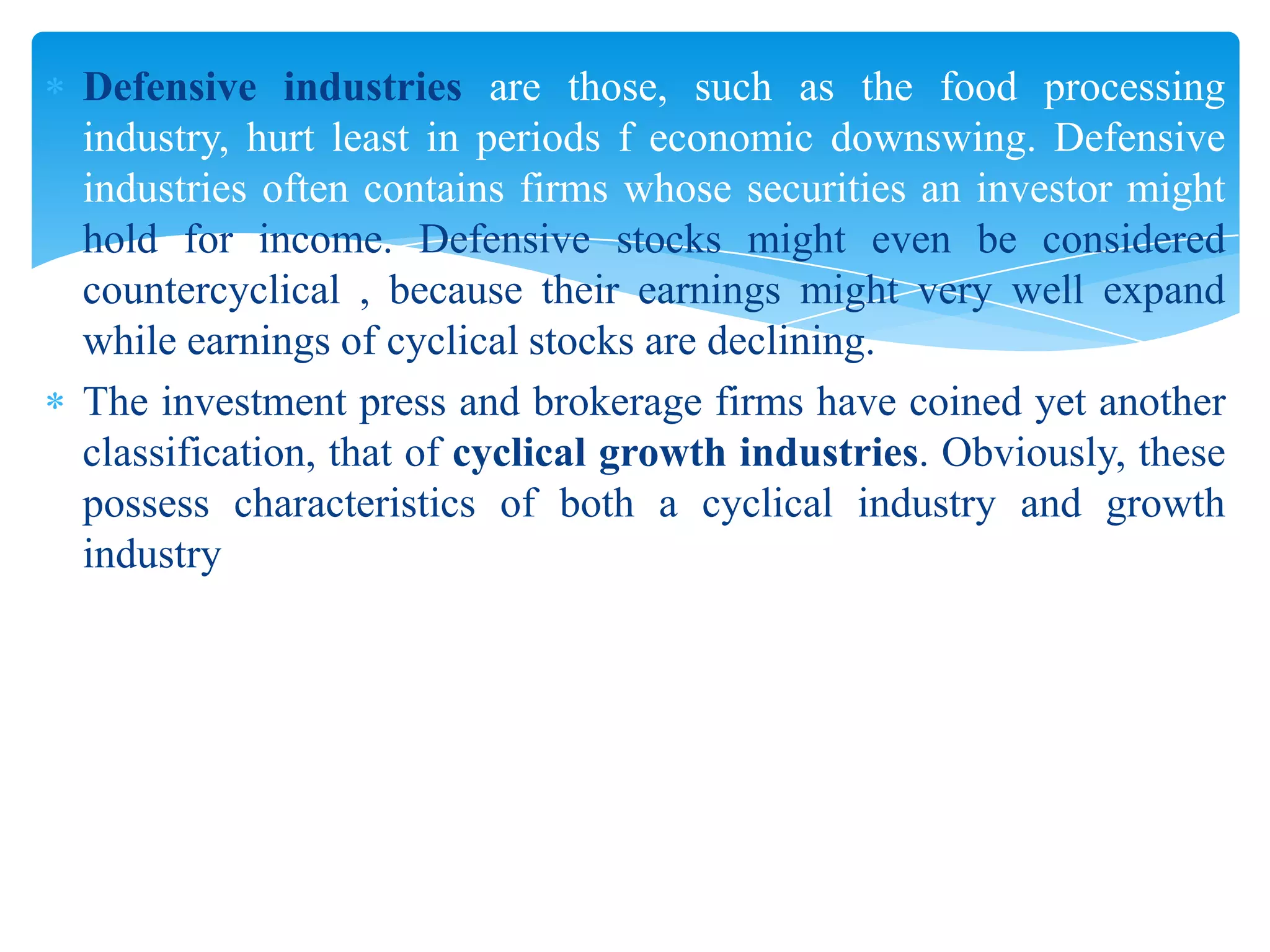 Industry analysis | PPTX