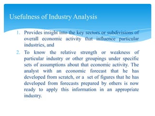 Industry analysis | PPTX