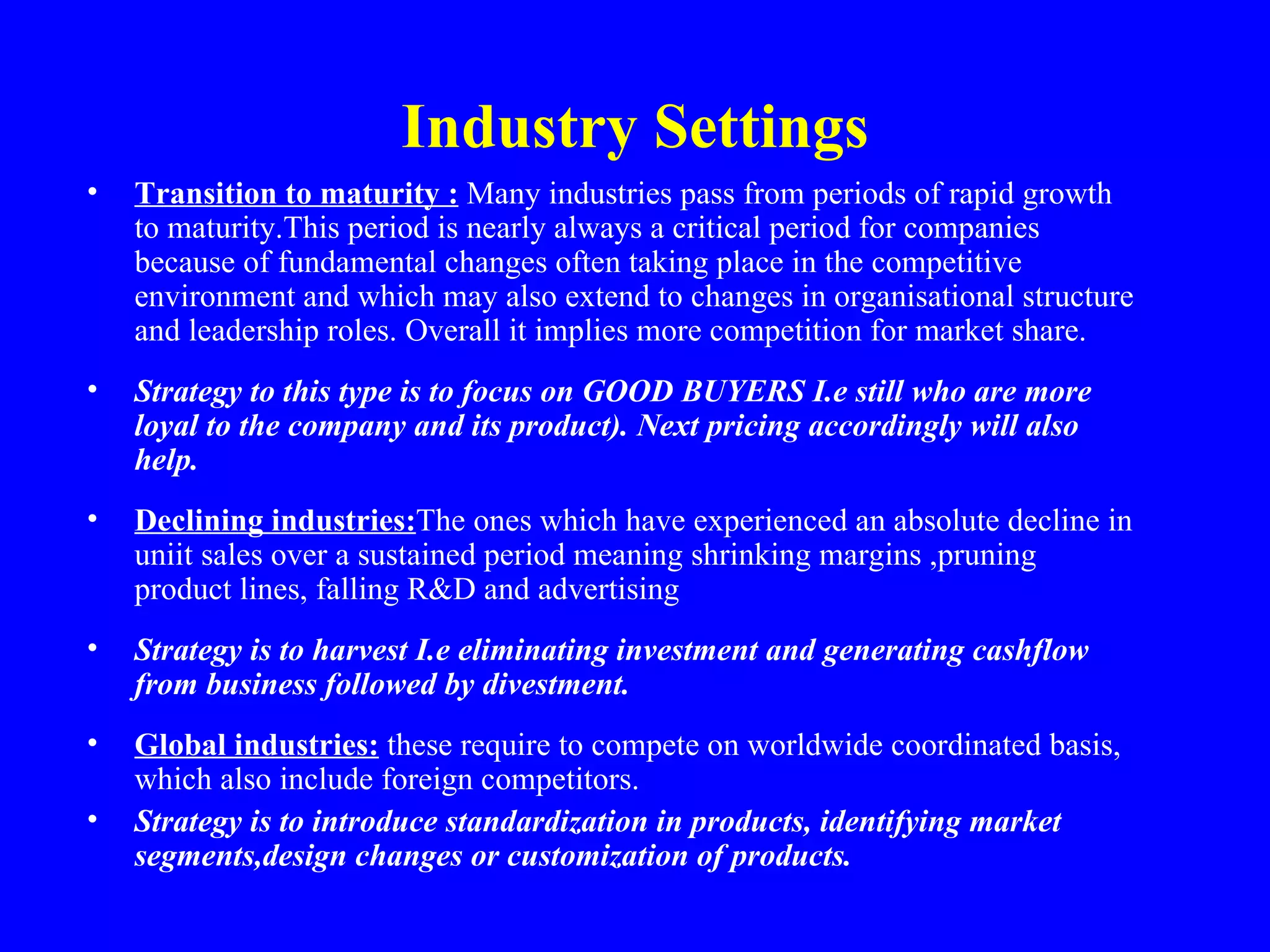 Industry analysis | PPT