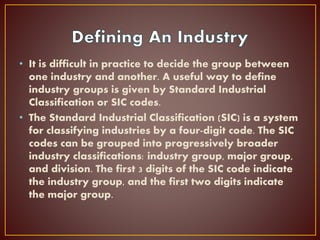 Industry analysis | PPTX