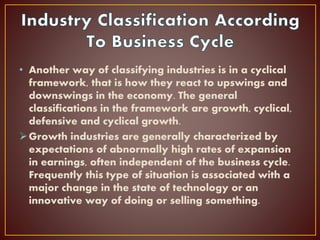 Industry analysis | PPTX