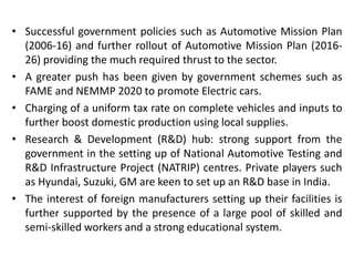Automobile Industry analysis 2018 | PPTX