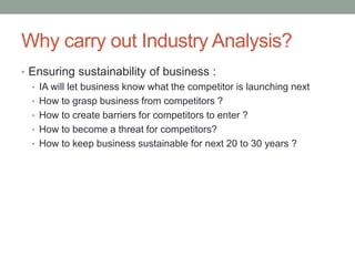 Industry analysis | PPTX