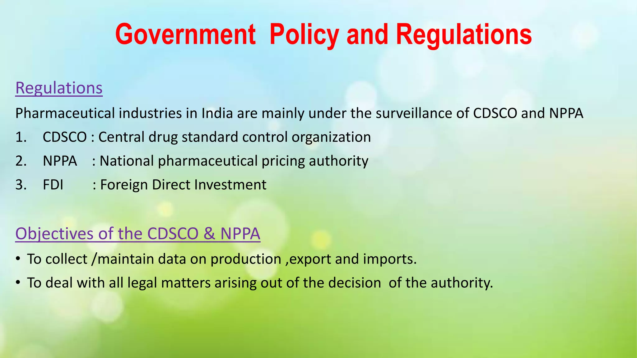 Analysis of the Pharmaceutical Industry | PPTX