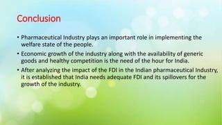 Analysis of the Pharmaceutical Industry | PPTX