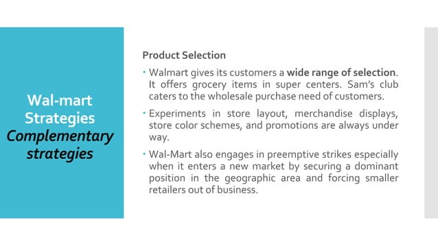 INDUSTRY ANALYSIS -RETAIL COMPANY-WALMART | PPTX