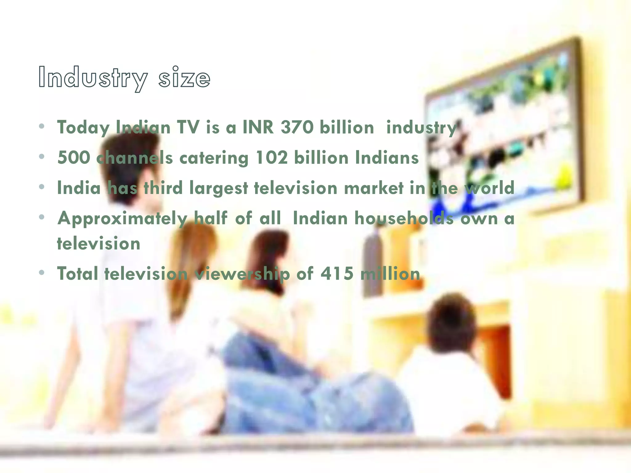 Industry analysis of tv viewership | PPT
