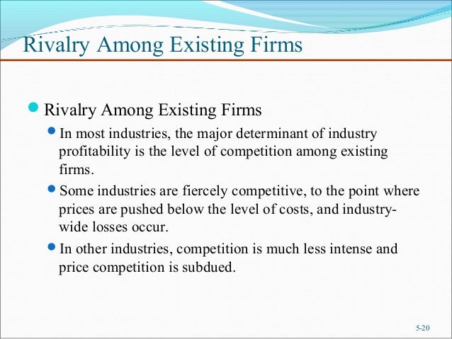 Chapter-5 Industry and competitor analysis