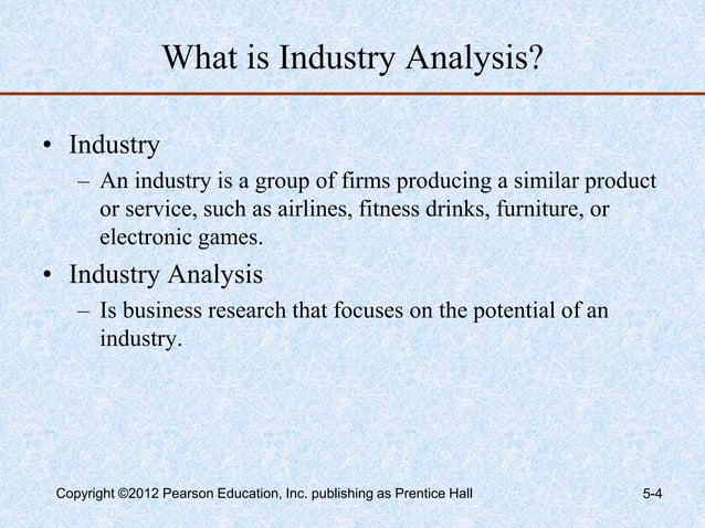 Industry and Competitor Engineering Analysis.ppt | Free download
