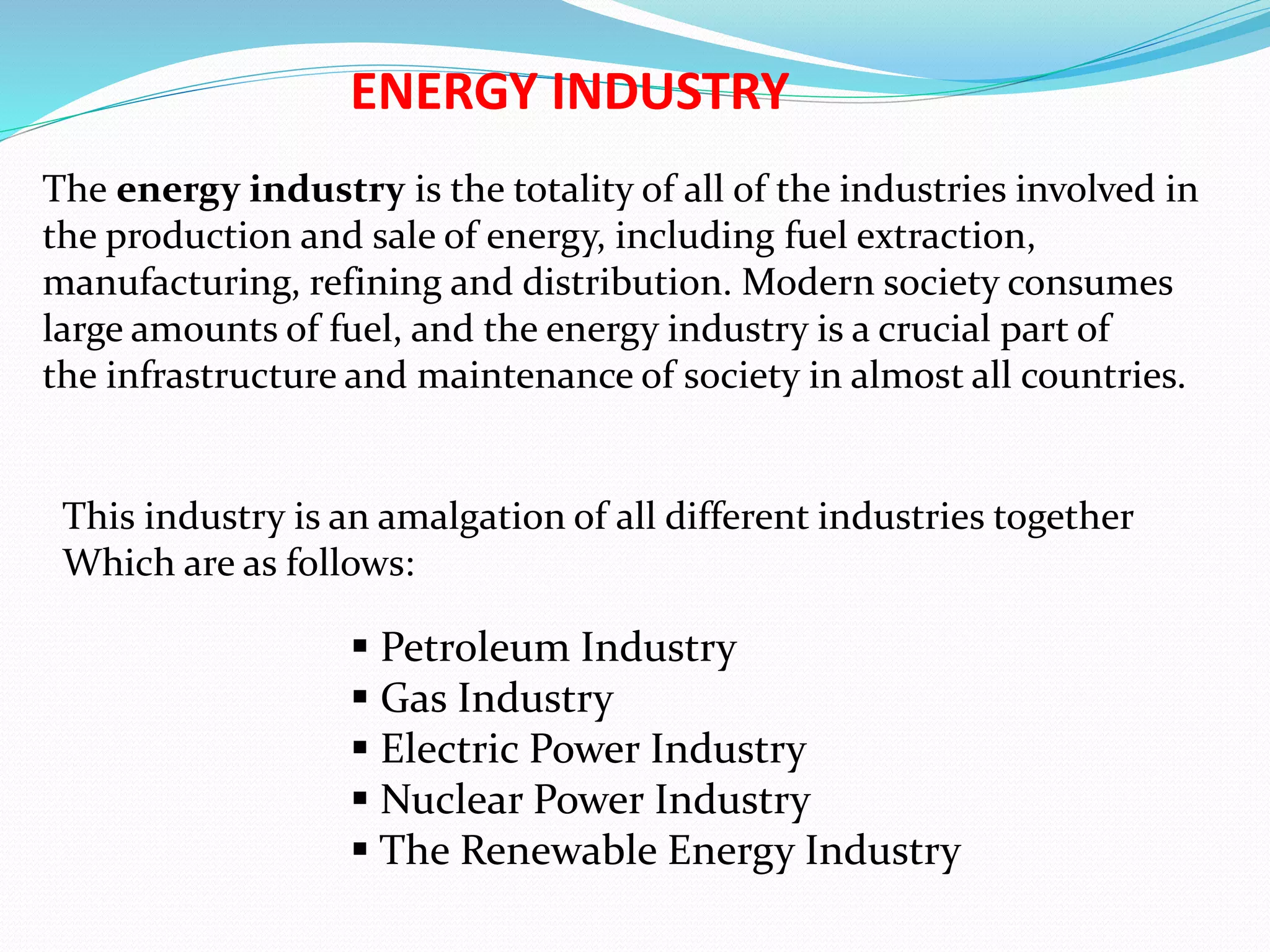 Industry and environment | PPTX