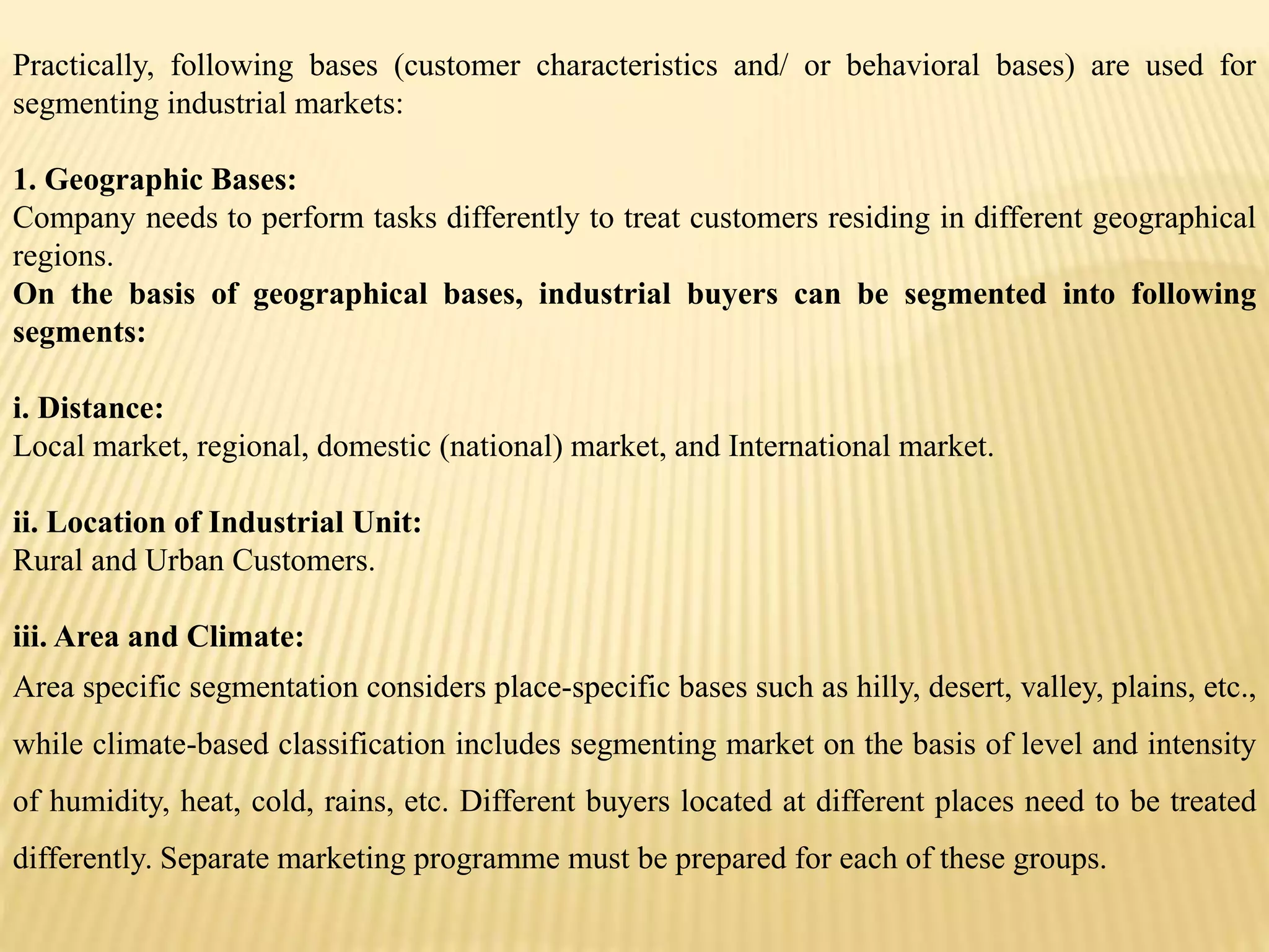 Industry and its segmentation | PPTX