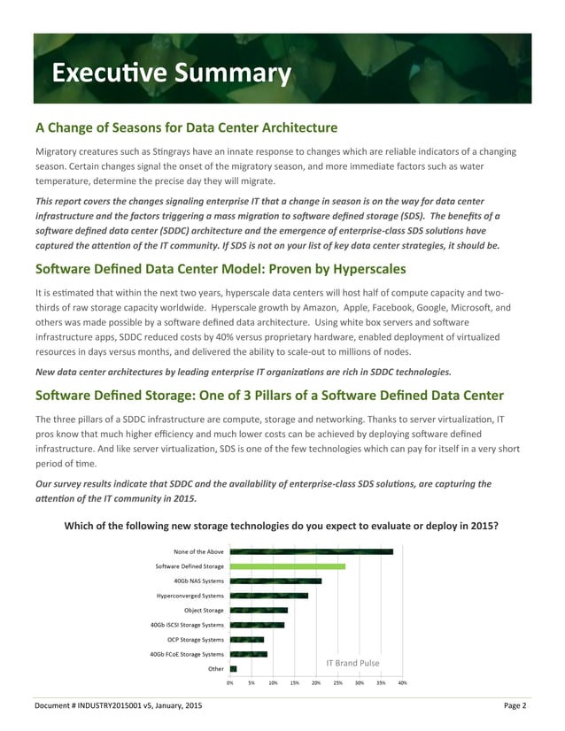 Epic Migration to Software Defined Storage | PDF