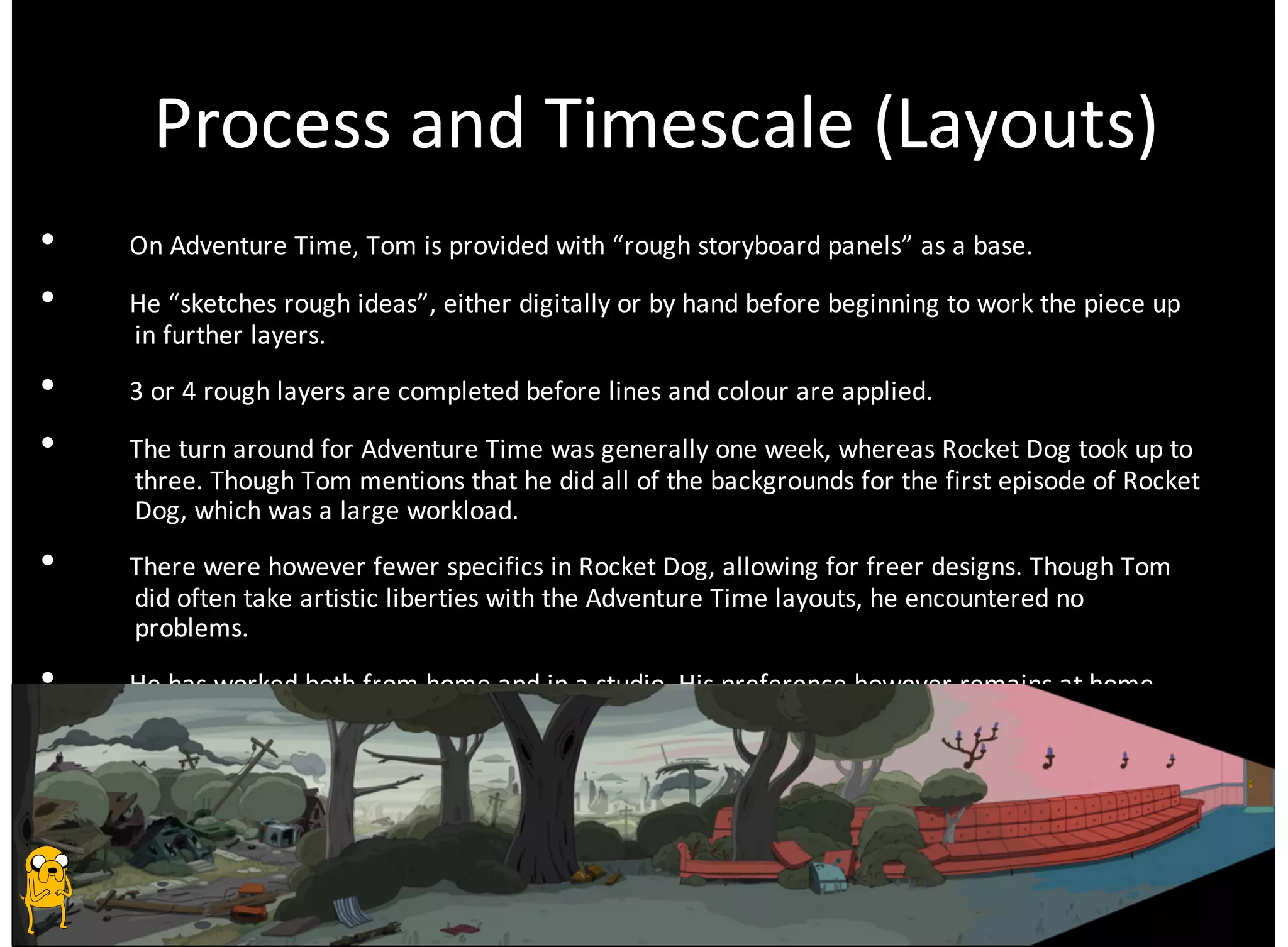 Industry case study on the layout design of the animated series 'adventure time' | PDF