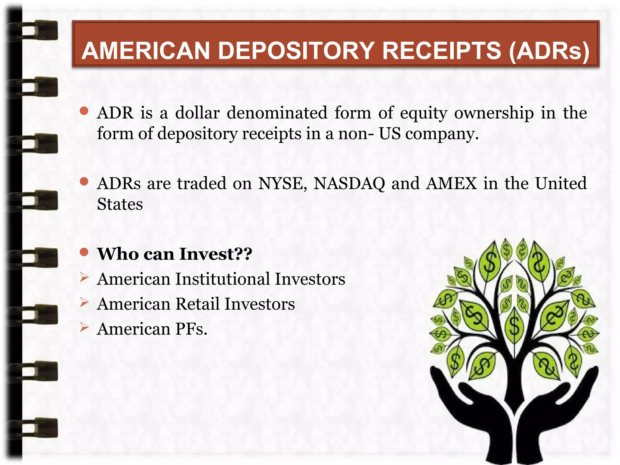 ISSUANCE OF DEPOSITORY RECEIPTS | PPT