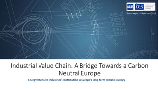 Industrial Value Chains - A Bridge Towards a climate neutral Europe | PPTX