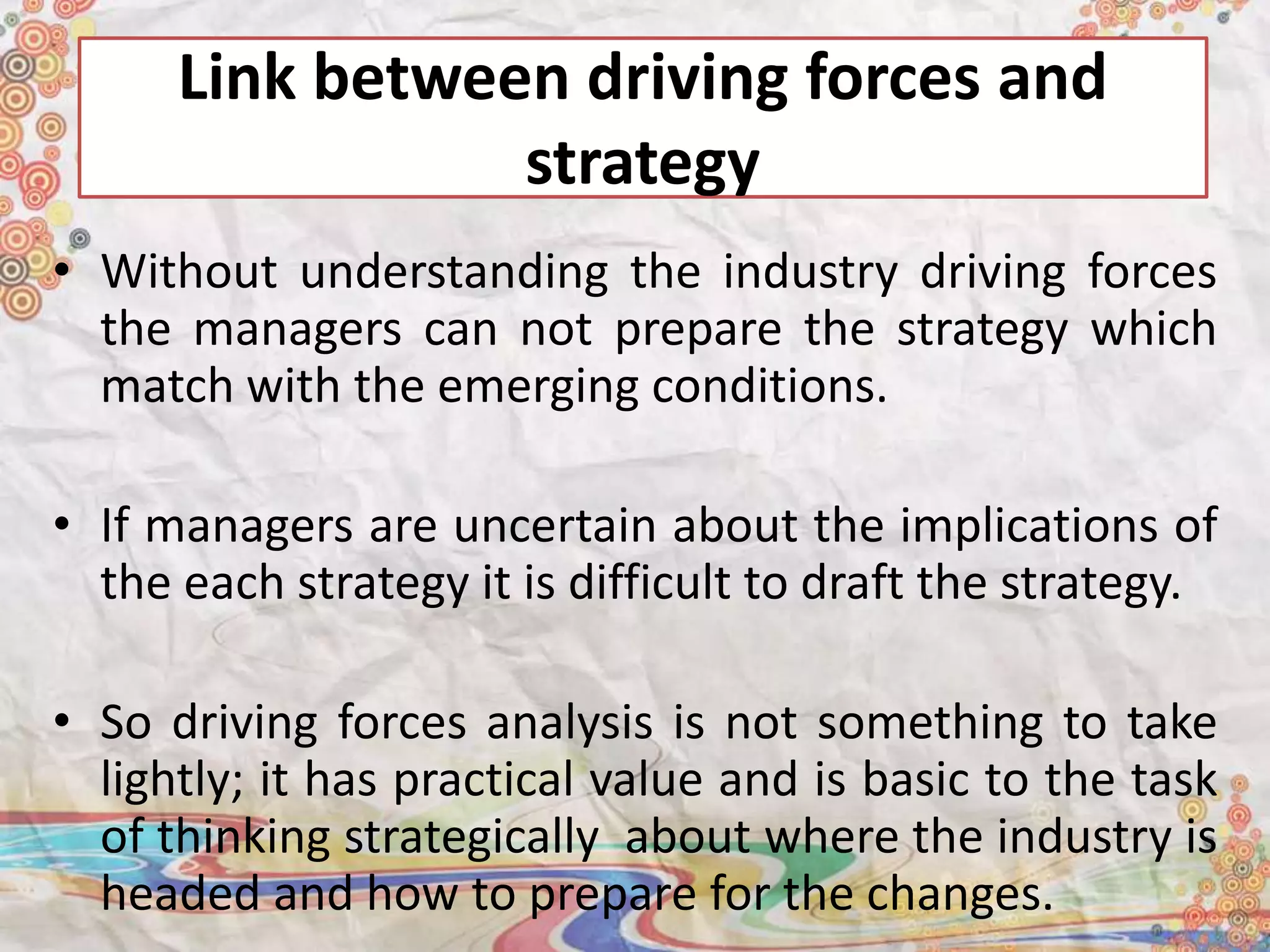 Industry driving forces | PPTX