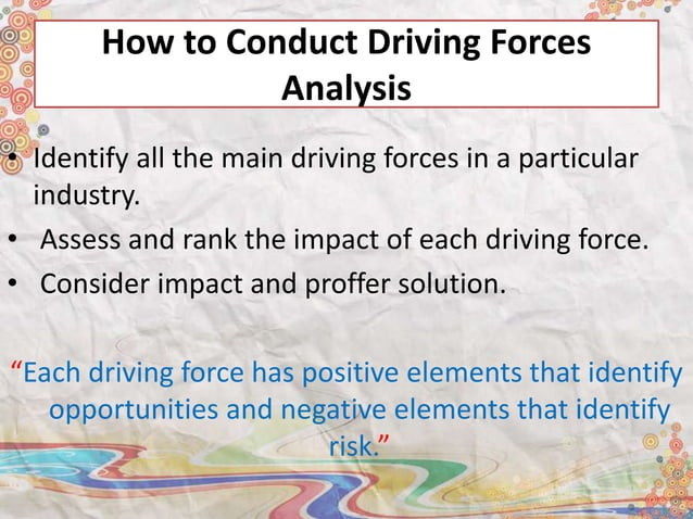 Industry driving forces | PPTX | Business | Business and Finance