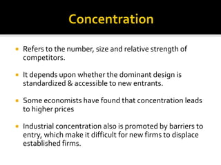Industry evolution and concentration | PPTX
