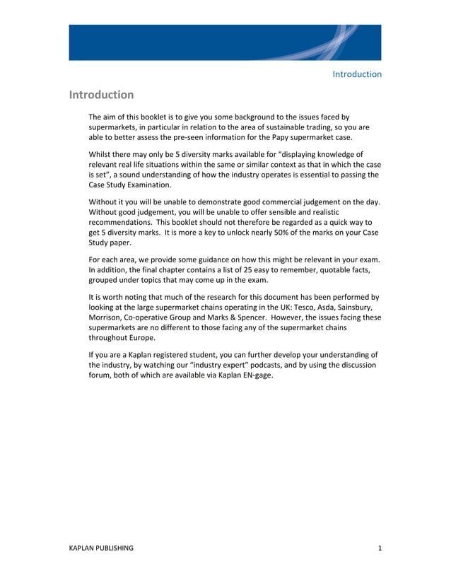 Industry Familiarisation Book Sept/Nov 2011 | PDF