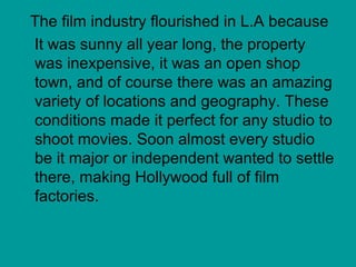 Industry(hollywood) | PPT