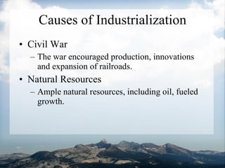 Industry & Immigration | PPT