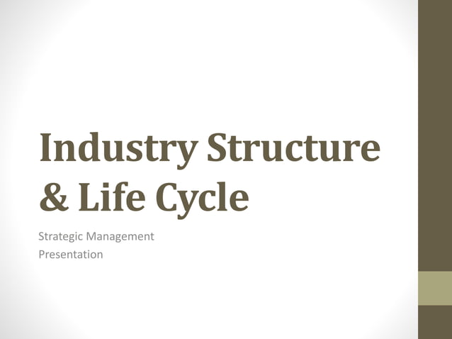 Industry life cycle stages | PPTX