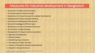 Industry of Bangladesh | PPT
